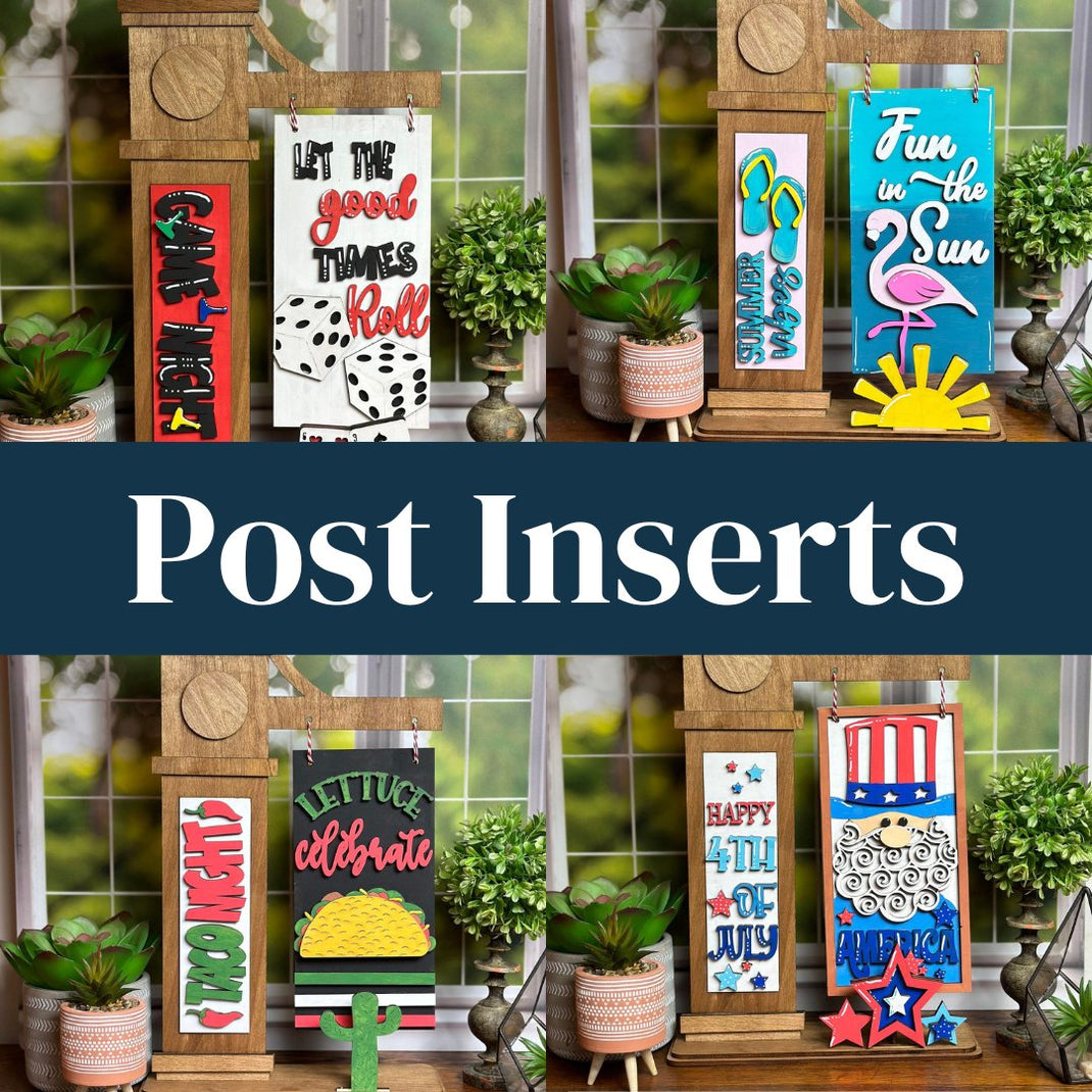Interchangeable Post Inserts – Free Time Treasures